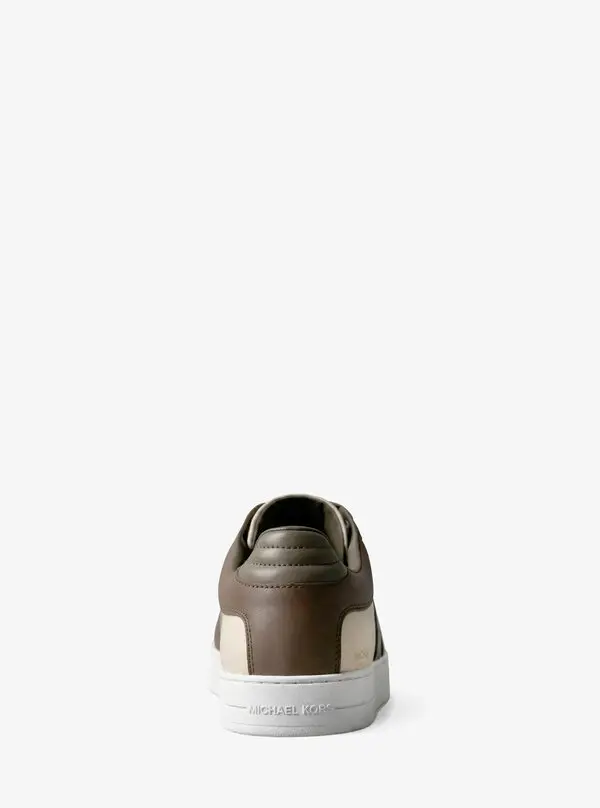 Michael Kors Brady Leather Color-block Sneakers
