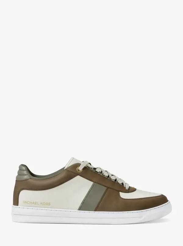 Michael Kors Brady Leather Color-block Sneakers