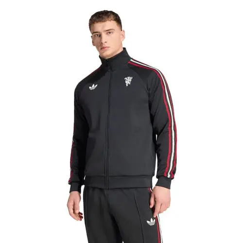ADIDAS ORIGINALS Manchester United Track Jacket - Black