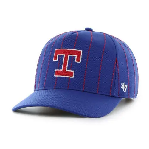 '47 X Rawlings Texas Rangers Pinstripe Hitch Adjustable Hat