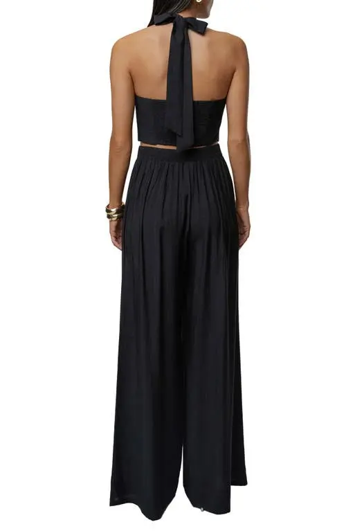 JLUXLABEL Halter Top & Wide Leg Pant Set