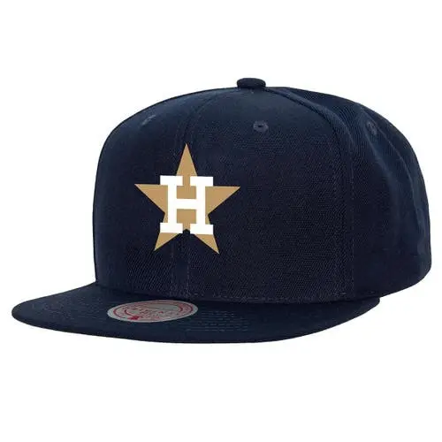 Mitchell & Ness Houston Astros Cooperstown Collection Basic Flip Snapback Hat