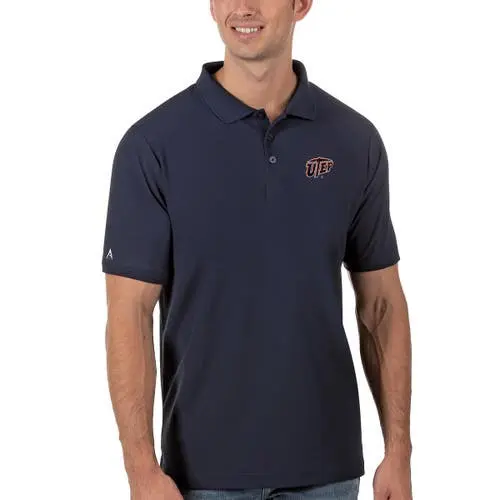 ANTIGUA Utep Miners Legacy Pique Polo - Navy