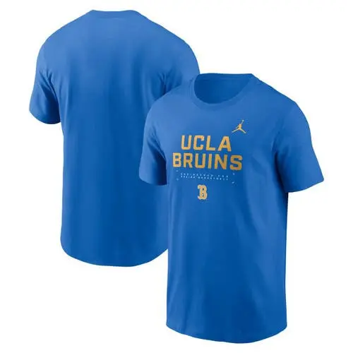 JORDAN BRAND Ucla Bruins 2025 Courtside Basketball Performance T-shirt - Blue