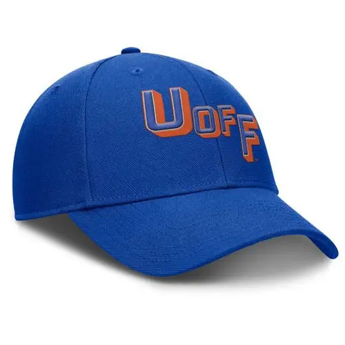 JORDAN BRAND Florida Gators Slanted Primetime Rise Performance Adjustable Hat