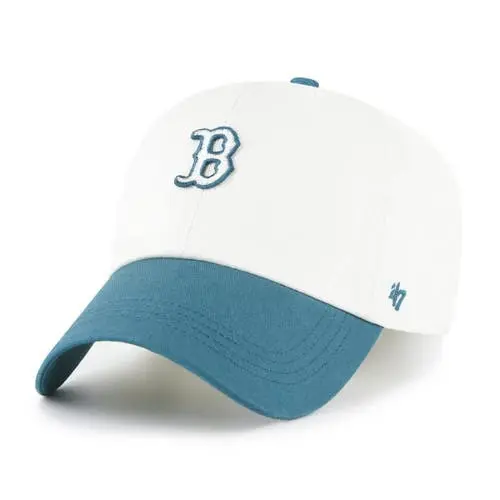 '47 Teal Boston Red Sox Contemporary Tonal Clean Up Adjustable Hat - White