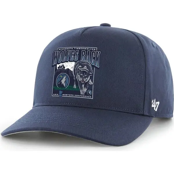 '47 Minnesota Timberwolves Solid Hitch Adjustable Hat