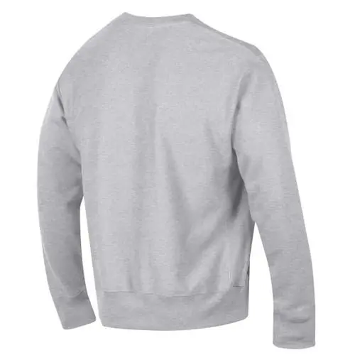 Champion Wake Forest Demon Deacons Distressed Arch Logo Reverse Weave Crewneck Sweatshirt - Gray