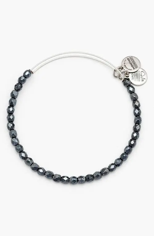 ALEX AND ANI Glisten Beaded Coil Bracelet - Silver