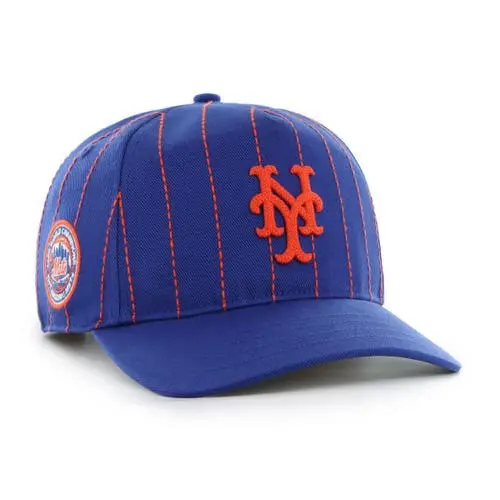 '47 47 X Rawlings New York Mets Pinstripe Hitch Baseball Cap - Royal