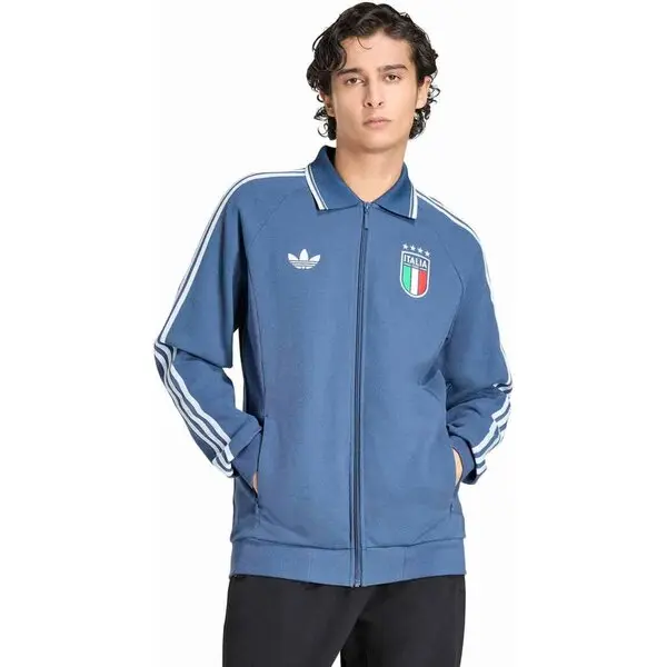 Adidas Italy National Team 2026 Away Full-zip Anthem Jacket - Blue