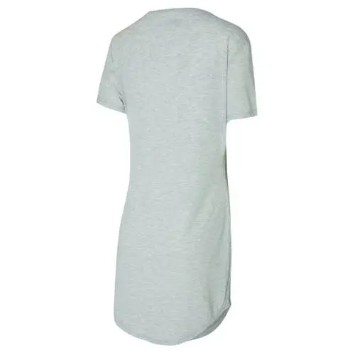 CONCEPTS SPORT Miami Dolphins "petition Knit" Notch Neck Nightshirt By - Gray