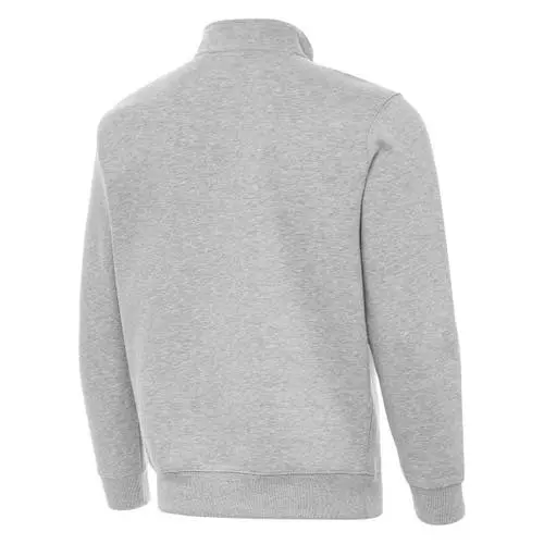 ANTIGUA Michigan Wolverines 2026 Ncaa Basketball National Champions Victory Quarter-zip Top - Gray