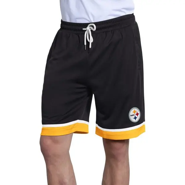 STARTER Pittsburgh Steelers Power Play Mesh Shorts