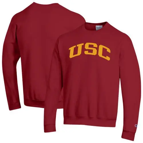 Champion Usc Trojans Basic Arch Fleece Pullover Sweatshirt