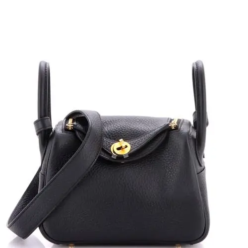 Hermès Lindy Bag Clemence Mini - Black