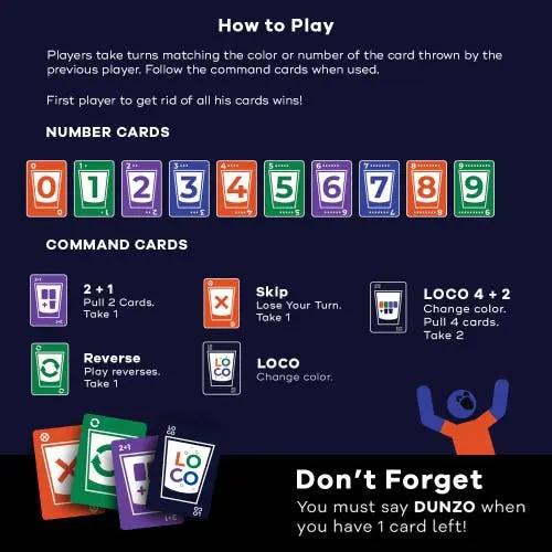 SWOOC GAMES Dunzo | Hydrating Version Of Classic Card Game