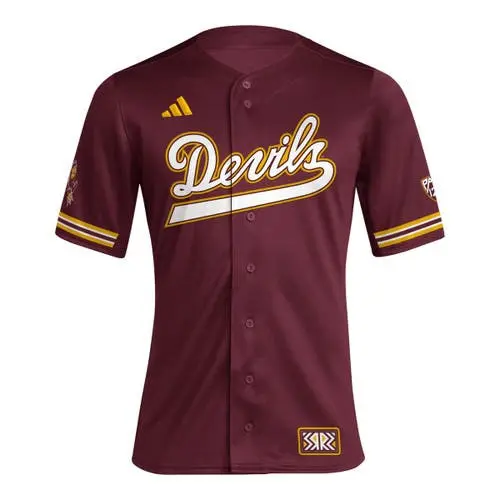 Adidas Arizona State Sun Devils Reverse Retro Replica Baseball Jersey