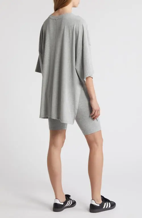 DRESSED IN LALA Malone Rib Oversized T-shirt & Shorts Set