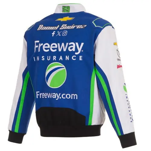 JH DESIGN Daniel Suarez Freeway Insurance Twill Uniform Jacket