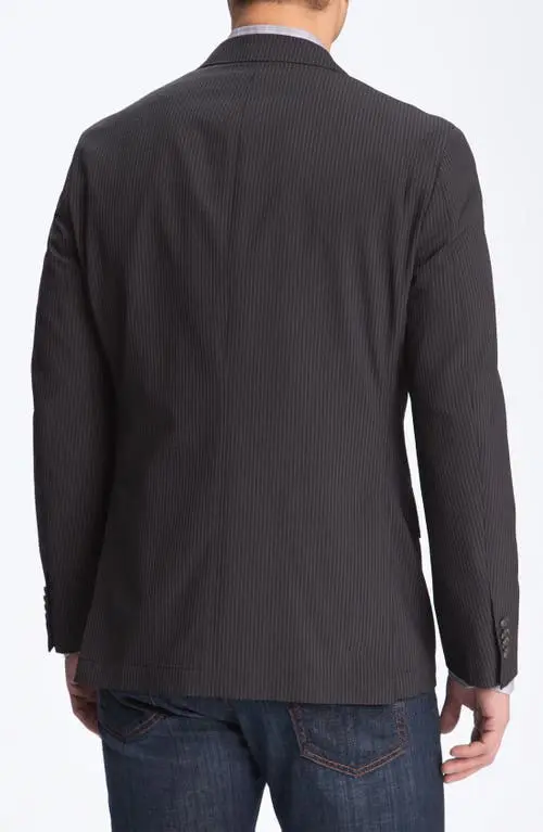KROON Wool Blend Sportcoat With Sporty Stripes