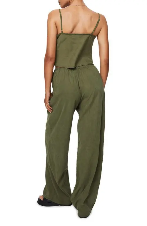 Princess Polly Satiny Cami And Wide Leg Pants Set