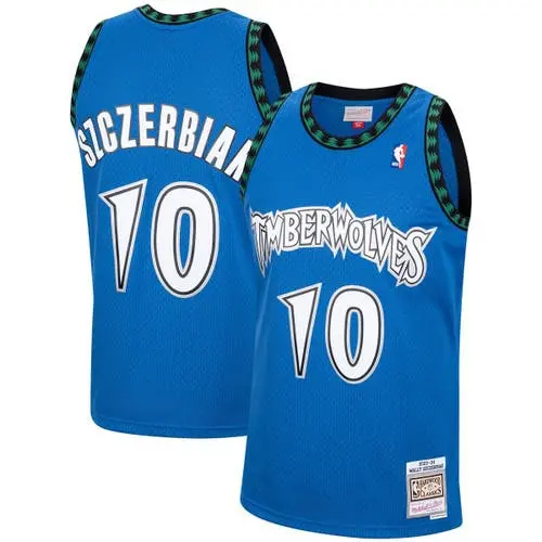 Mitchell & Ness Wally Szczerbiak Minnesota Timberwolves 2001/02 Hardwood Classics Swingman Jersey - Blue