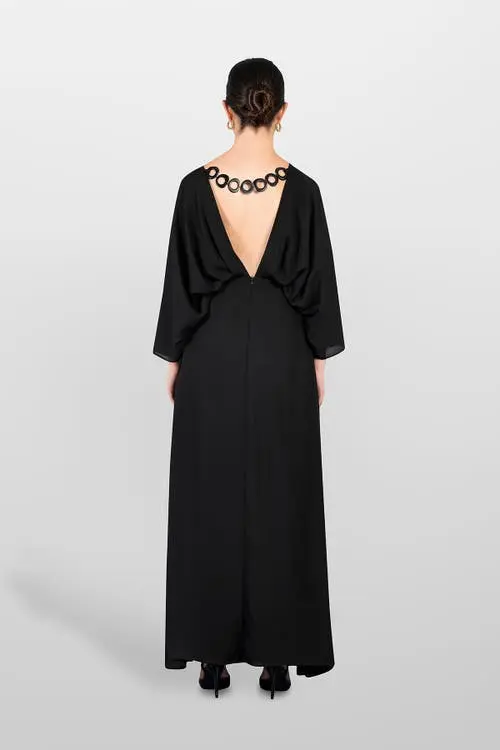 LAURA APARICIO Maxi Tagua Dress