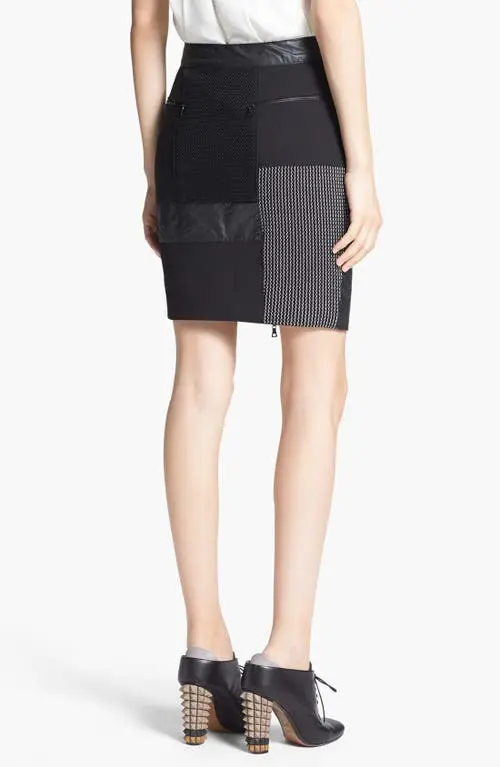 Elizabeth And James Hastings Coated Patchwork Skirt