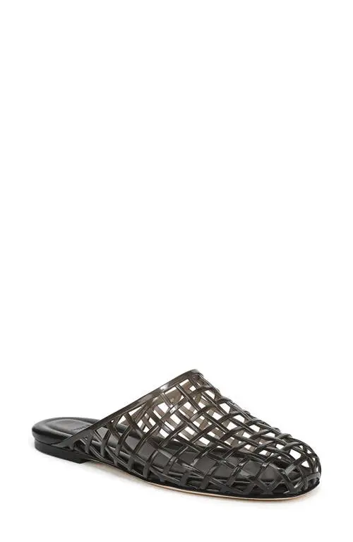 Vince Barcelona Jelly Cage Mule - Black