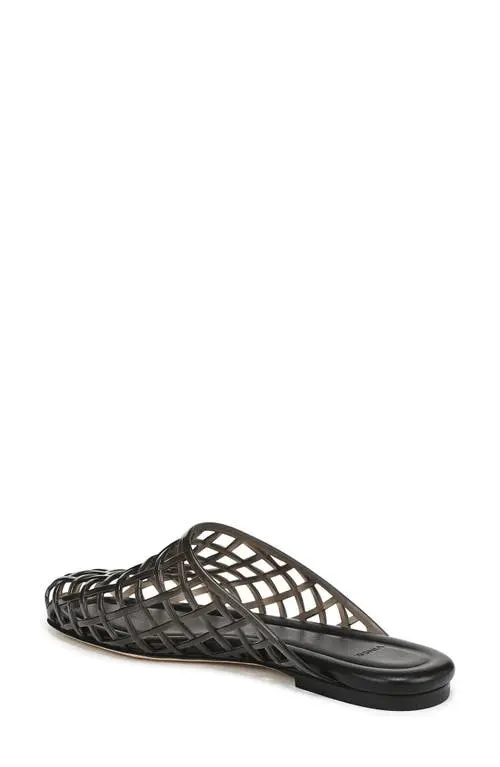 Vince Barcelona Jelly Cage Mule - Black
