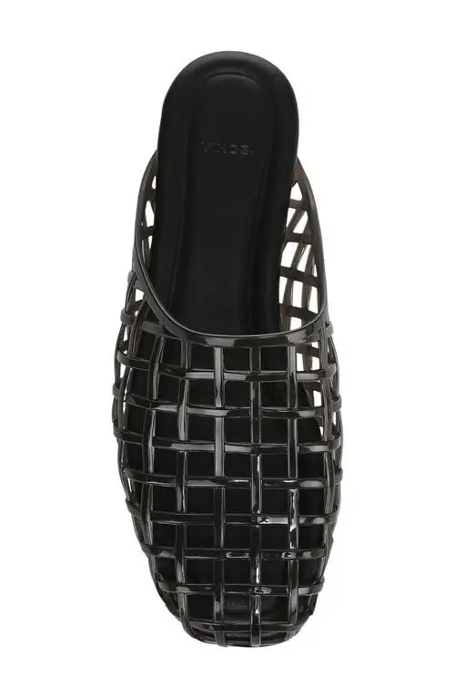 Vince Barcelona Jelly Cage Mule - Black
