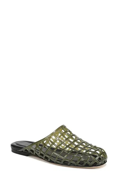 Vince Barcelona Jelly Cage Mule - Chive
