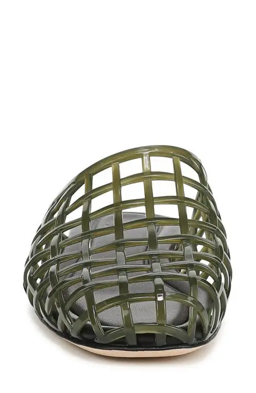 Vince Barcelona Jelly Cage Mule - Chive