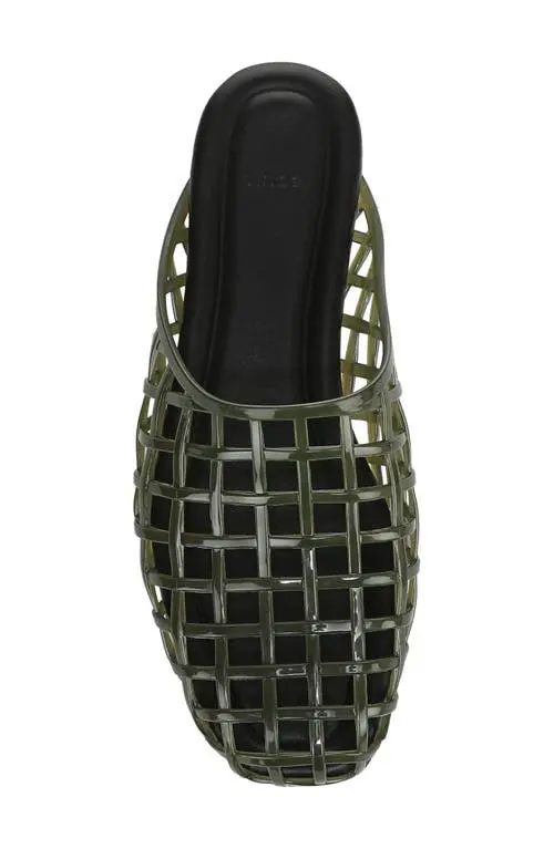 Vince Barcelona Jelly Cage Mule - Chive