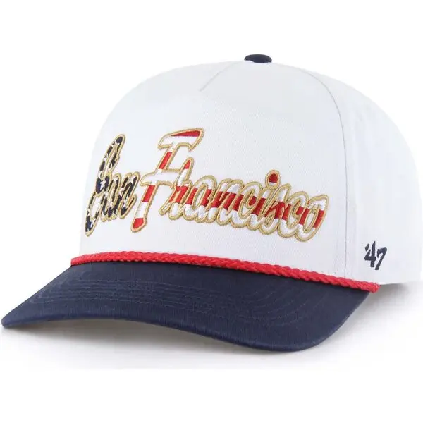 '47 San Francisco Giants Patriotic Overhand Hitch Adjustable Hat