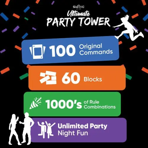 SWOOC GAMES Ultimate Party Tower Game