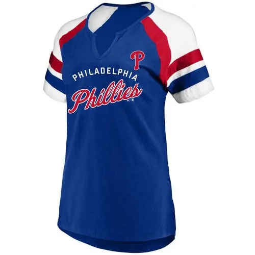 Profile Bryce Harper Philadelphia Phillies Raglan T-shirt - Royal