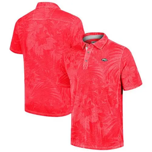 Tommy Bahama Arkansas Razorbacks Sport Santiago Paradise Polo - Cardinal