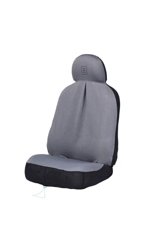 LUTAVA Antimicrobialcarslipcover - Heather/black