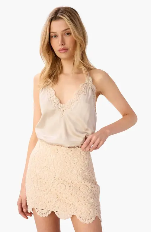 Cami Nyc Demeter Cotton Lace Miniskirt
