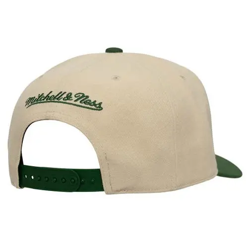 Mitchell & Ness Green Portland Timbers Upside Down Pro Pinch Snapback Hat
