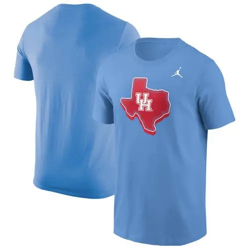 JORDAN BRAND Valor Blue Houston Cougars State Blue Out T-shirt