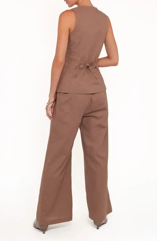 PETAL & PUP Caitlin Button-up Top & Drawstring Pants Set