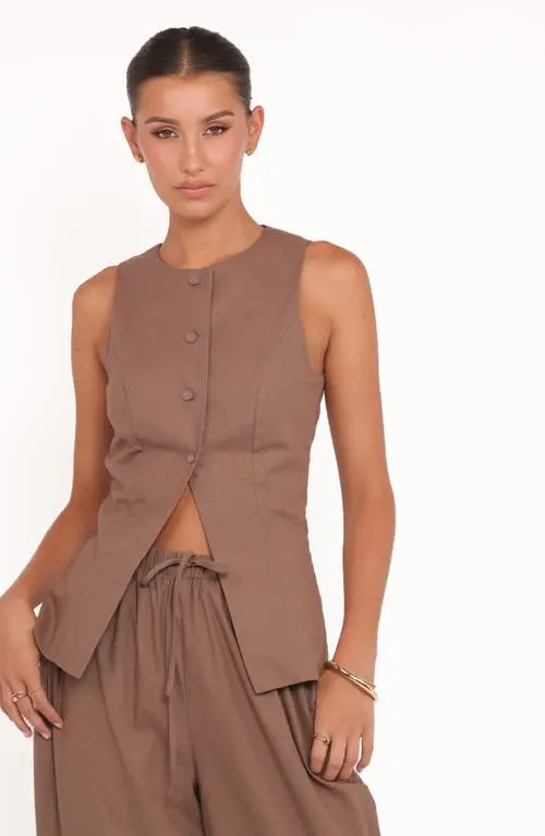PETAL & PUP Caitlin Button-up Top & Drawstring Pants Set