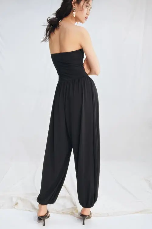 H&m Balloon-leg Bandeau Jumpsuit