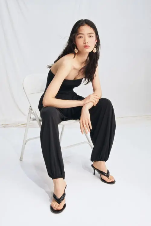 H&m Balloon-leg Bandeau Jumpsuit