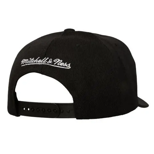 Mitchell & Ness Pittsburgh Penguins Busted Logo Wordmark Wrap-around Pro Pinch Adjustable Hat