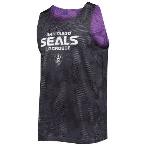 FOCO Black San Diego Seals Reversible Mesh Tank Top