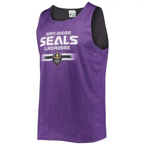 FOCO Black San Diego Seals Reversible Mesh Tank Top